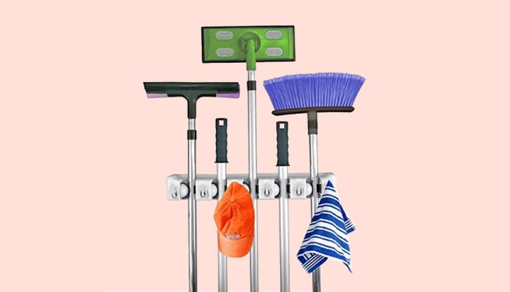 Get Your Cleaning Tools in Order with This Hanging Rack | The Kitchn