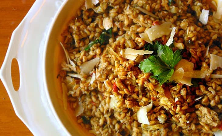 Recipe: Spelt Farotto with Tuna and Artichokes | The Kitchn
