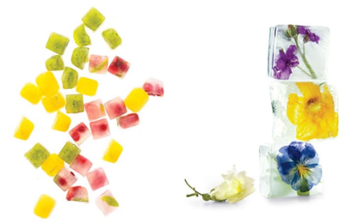 Dress Up Your Drinks: Fruit, Herb & Flower Ice Cubes | The Kitchn