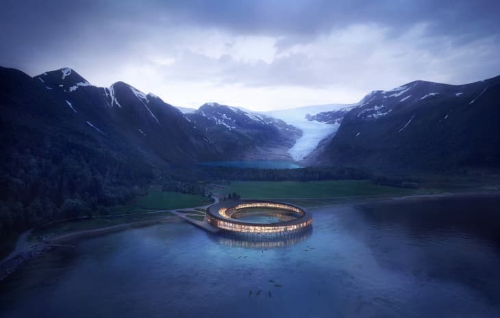 Arctic Circle Hotel Energy Positive Sustainable Snohetta Norway ...