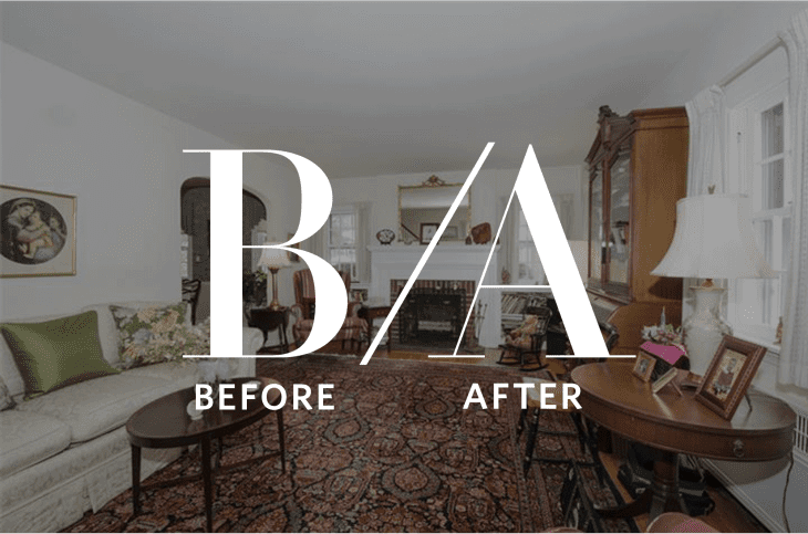 Before and After: An Outdated Living Room Gets an “Artfully Bold ...