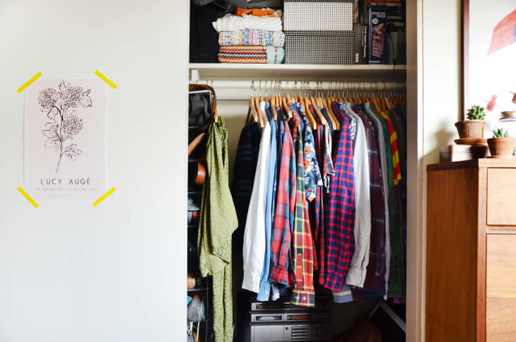 A Real Life Messy Closet Gets a Makeover | Apartment Therapy