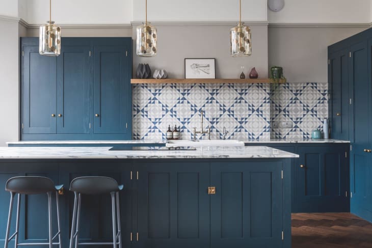 Painting Ideas - Blue Kitchen Cabinet Colors | Apartment Therapy