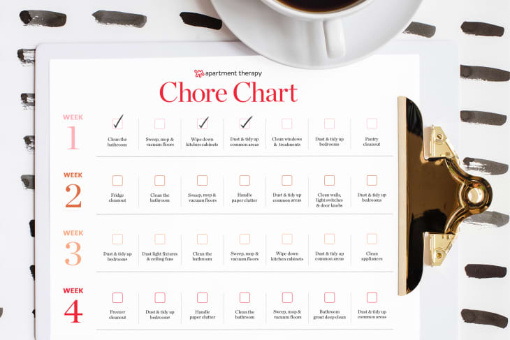 The Best Printable Weekly Chore Chart, Ever | Apartment Therapy