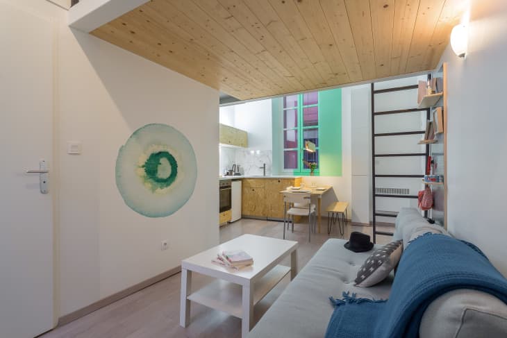 A Tiny, 226-Square-Foot, Modern French Studio Apartment | Apartment Therapy