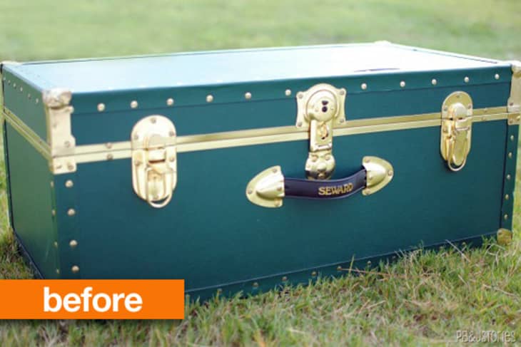 Before & After: Old Trunk to Out of the Ordinary Filing Cabinet ...
