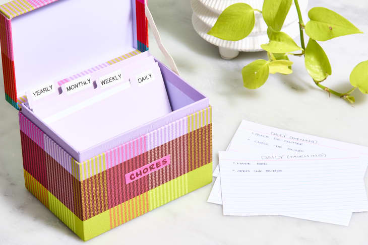 My Mom’s “Chore Box” System for Cleaning & Homekeeping | Apartment Therapy