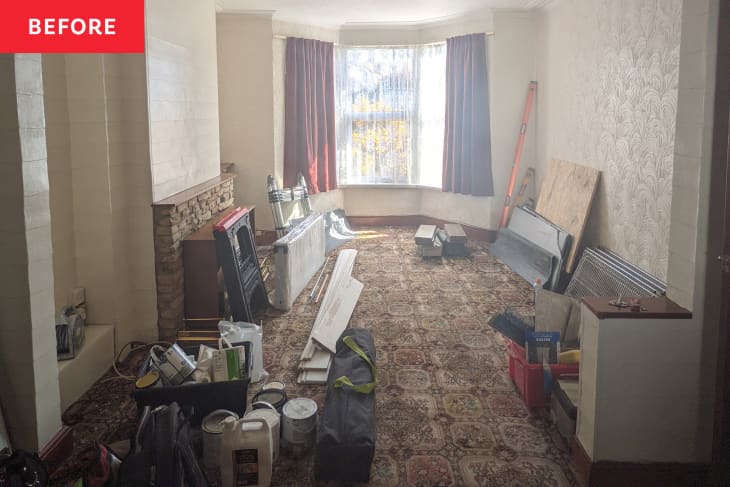 Victorian-Inspired Living Room Redo for $1,200 - Before and After Photos | Apartment Therapy