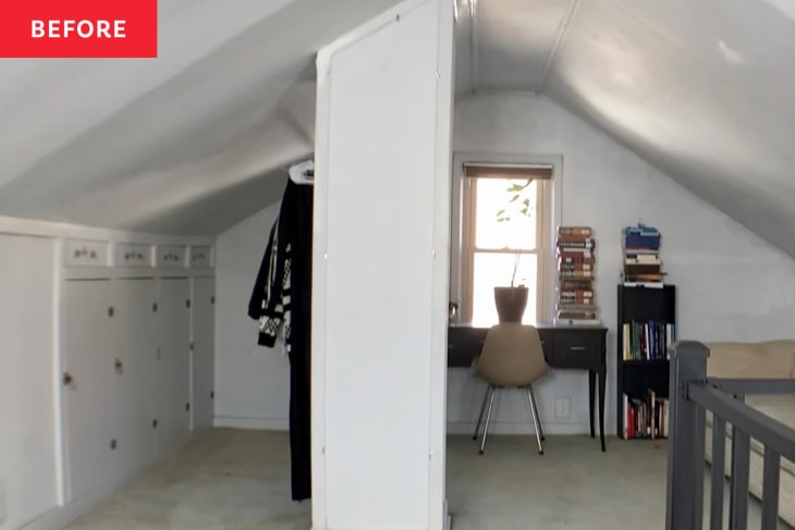 Approximately $1000 Attic Redo - Before and After Photos | Apartment ...