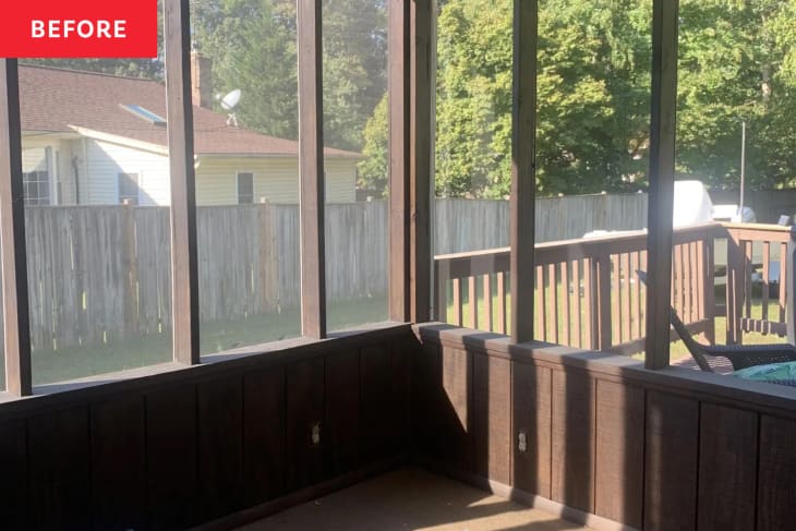 Screened Porch Redo - Before and After Photos | Apartment Therapy