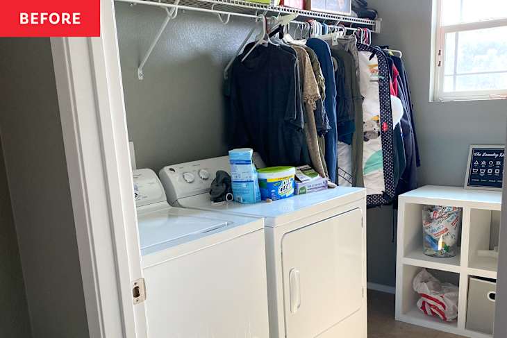 This Laundry Room Got Custom Cabinets for Storage and Organization ...