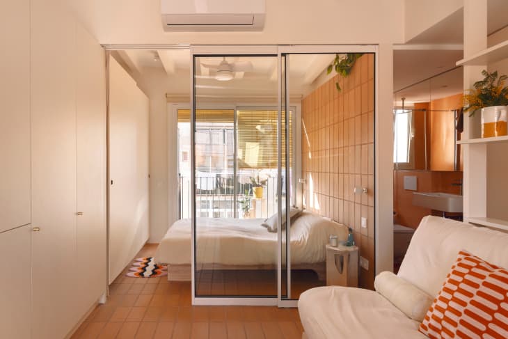 See How Interior Sliding Doors Created Privacy and Flow | Apartment Therapy