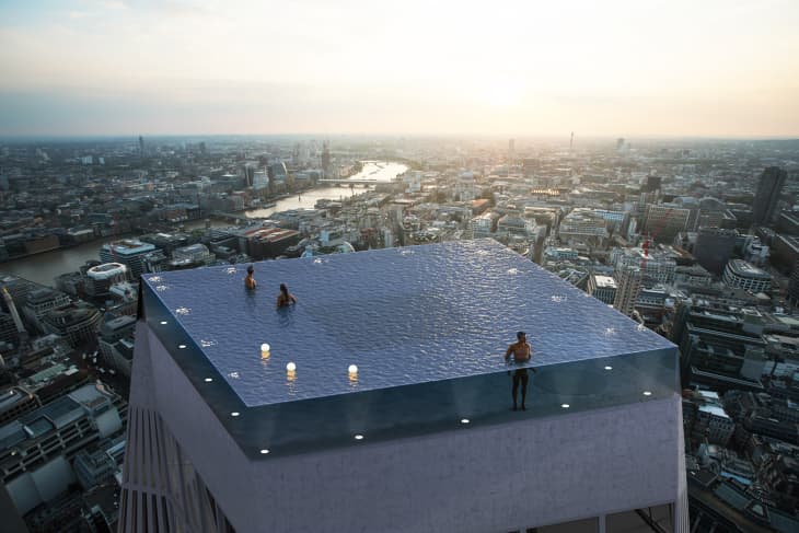 Infinity Pool Skyscraper Roof London | Apartment Therapy