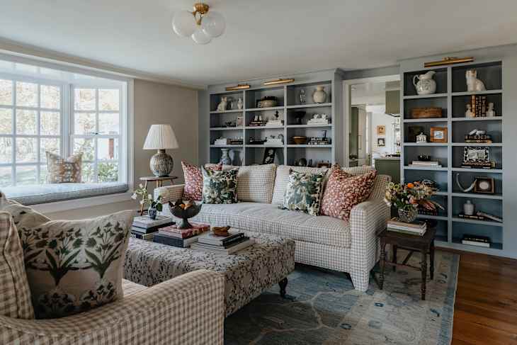 Patterned Living Room Sofas Are Trending for 2026 | Apartment Therapy