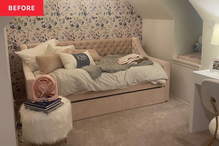 Before & After Photos: A Poolside Meets Preppy Teen Bedroom | Apartment ...