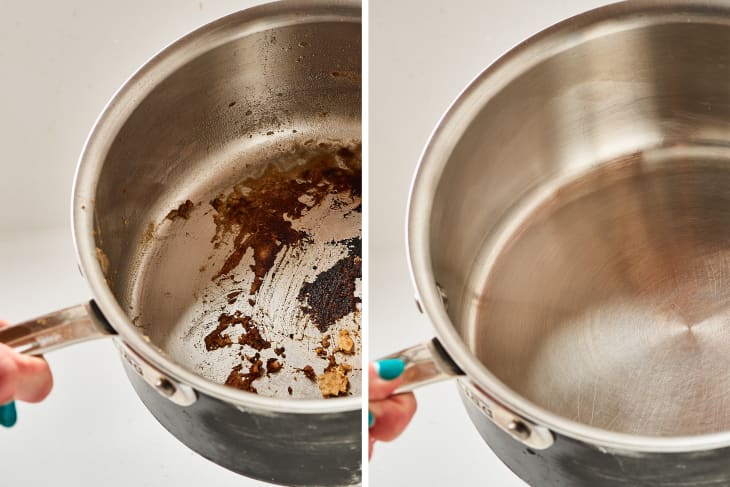 Surprising and Easy Ways to Clean a Burnt Pan | The Kitchn