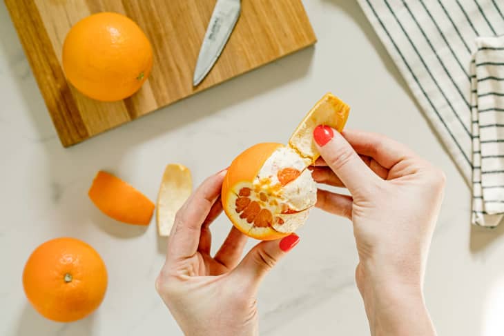 How to Make a DIY Cleaner with Orange Peels | The Kitchn