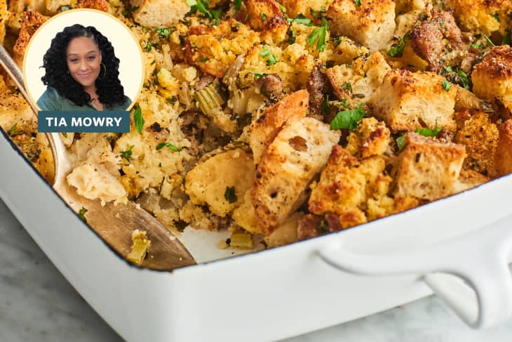 I Tried Tia Mowry's Cornbread Stuffing Recipe | The Kitchn