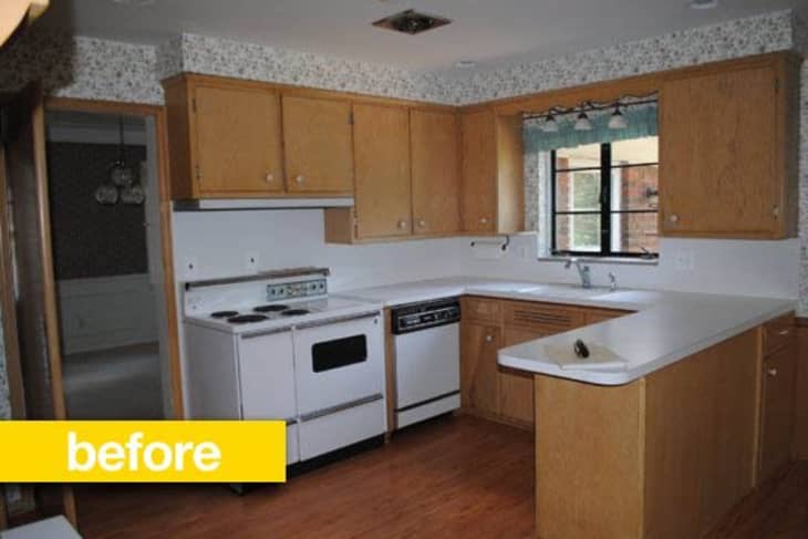 Before & After: A Dated Space Turns Into a Dream Kitchen! | The Kitchn