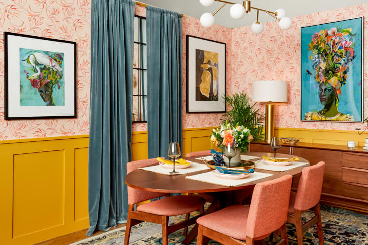 window mirror dining room