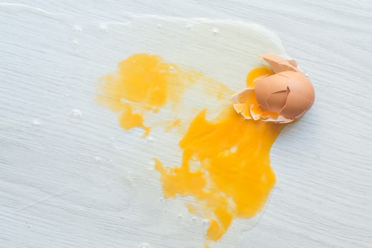 How to Clean Up A Dropped Egg | The Kitchn