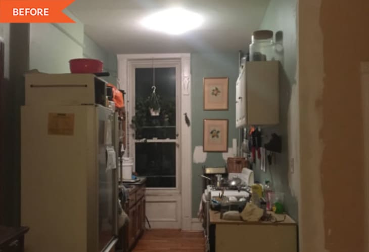 Narrow Kitchen Renovation - Before and After Photos | Apartment Therapy