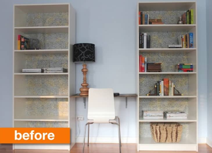 Before & After: Rubina’s Sophisticated Mini Library Makeover ...