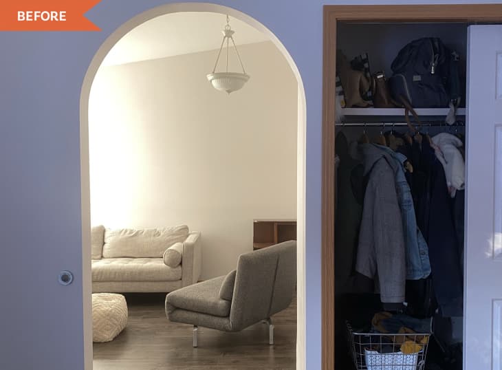 Before and After: A Closed-Off Living Room Gets an Airy, Open New Look ...
