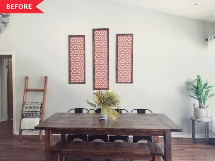 dining room arch wall