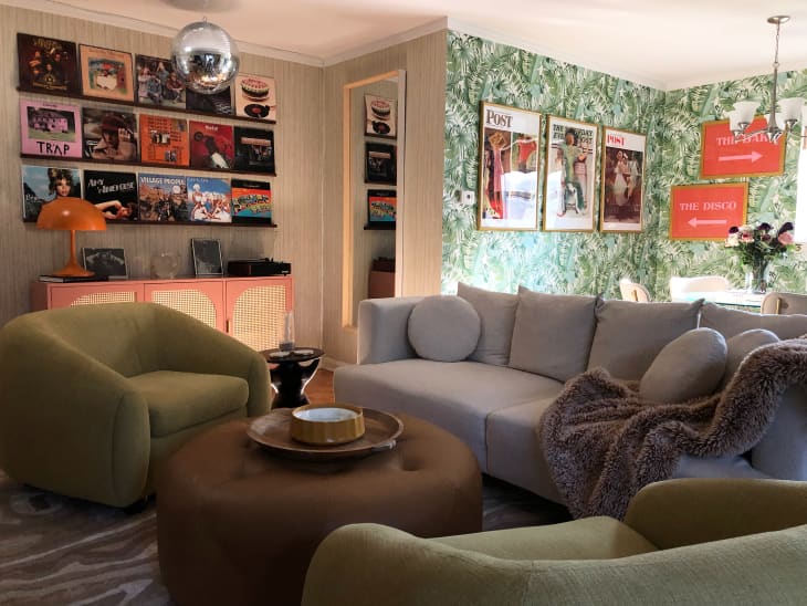 How to Build a Record Wall, According to My Dad | Apartment Therapy