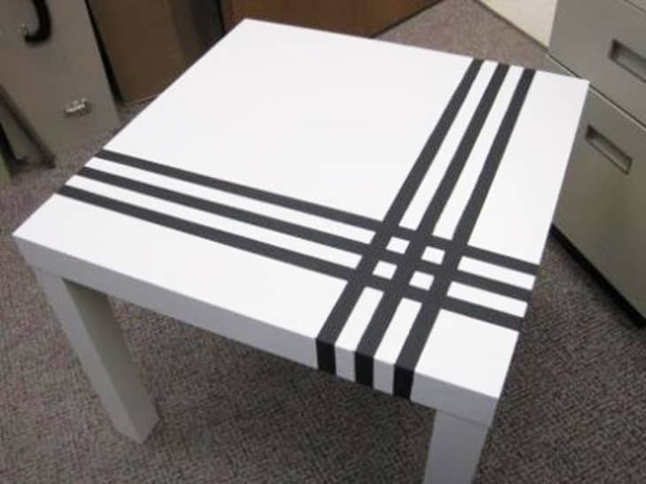 Learn How To Pin Stripe a Table with ScotchBlue™ Painter’s Tape ...