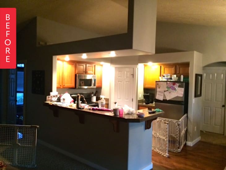 Before & After: A Dark & Cramped Kitchen Transforms Into a “Happy Place ...