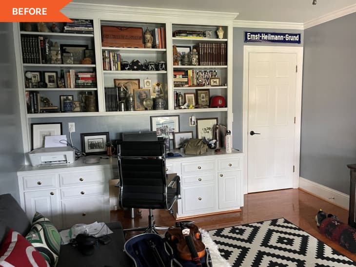 Colorful Office Redo with IKEA Finds - Before and After Photos ...