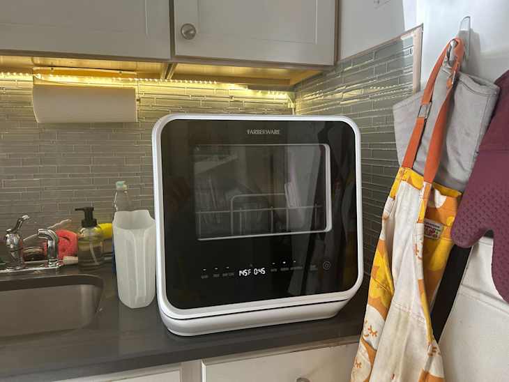 I Love The QVC Faberware Compact Portable Dishwasher | Apartment Therapy
