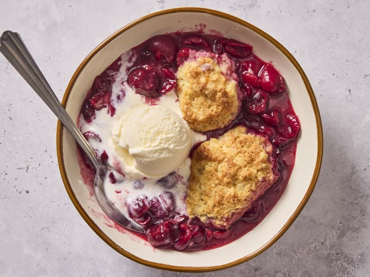 Easy Cherry Cobbler Recipe (with Fresh Cherries) | The Kitchn