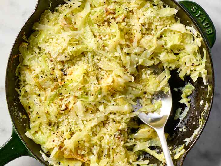Cacio e Pepe Sautéed Cabbage Recipe | The Kitchn