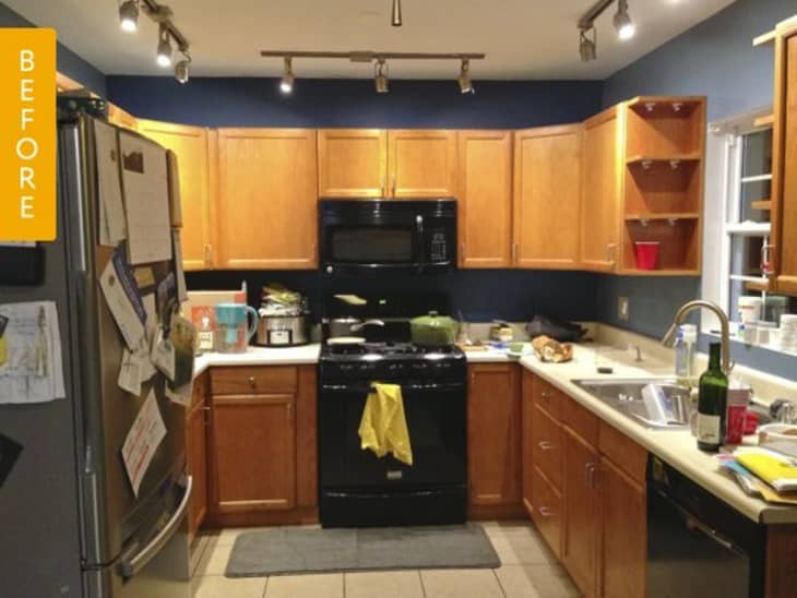 Kitchen Before & After: A Dark, Dull Kitchen Gets a Sophisticated ...