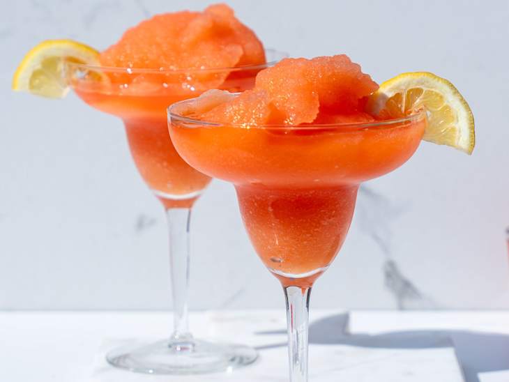I Tried the Viral 3-Ingredient Frozen Aperol Spritz | The Kitchn