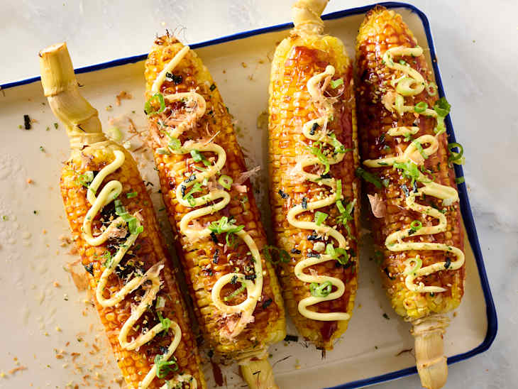 Okonomiyaki Corn on the Cob Recipe | The Kitchn