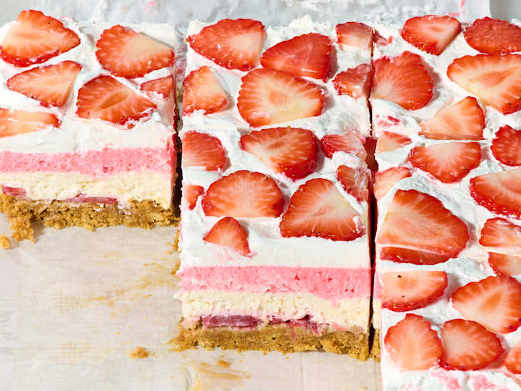 Strawberry Delight Recipe (No-Bake, with Fresh Strawberries) | The Kitchn