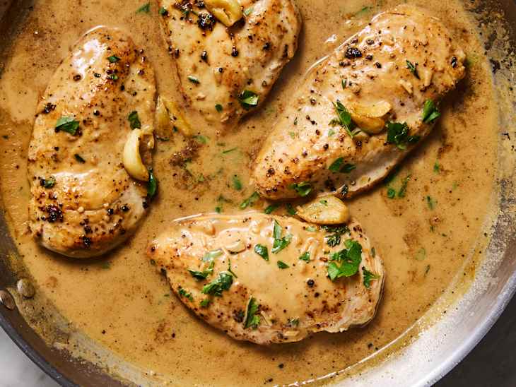 Creamy Garlic Chicken Recipe | The Kitchn