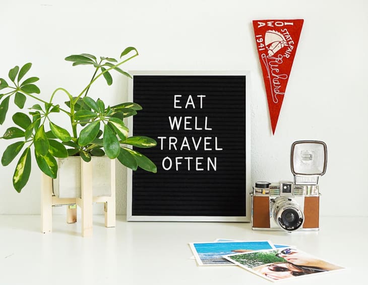 How to Make a DIY Vintage Style Felt Message Board | Apartment Therapy