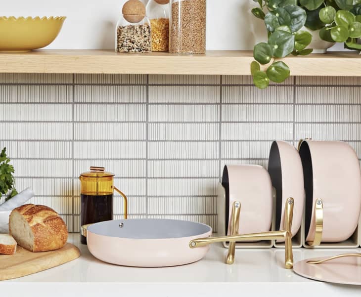 Score Caraway's Rose Quartz Cookware Set for 20% Off for Valentine's ...