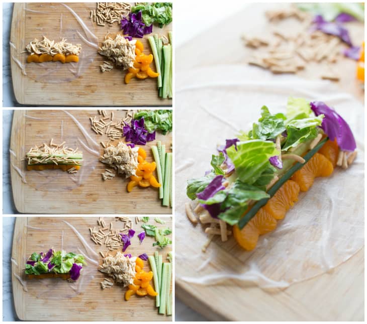 Recipe: Chinese Chicken Salad Spring Rolls | The Kitchn