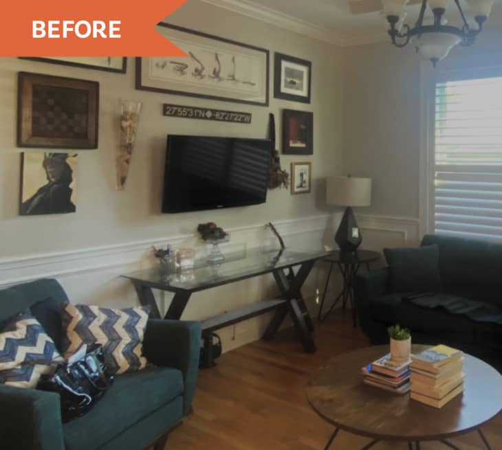 See How a Stager Infused Personality into a Dated Sitting Room ...