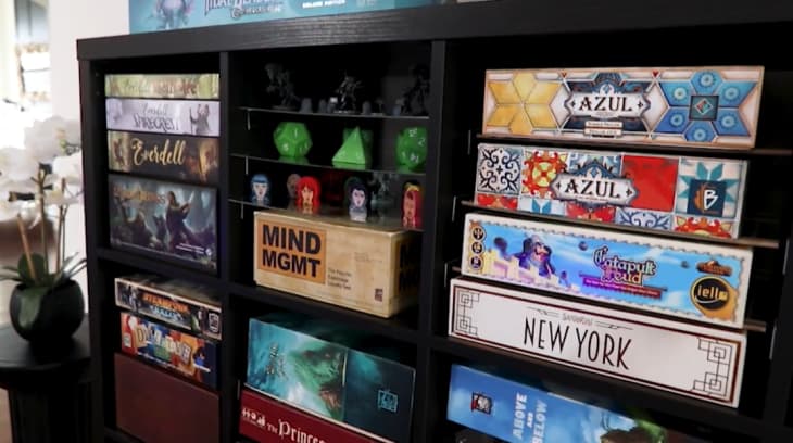 Board Game Shelf Organizer Kickstarter | Apartment Therapy