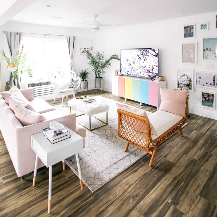 At Home With Ashley's Pink Miami Beach Bungalow Rental | Apartment Therapy