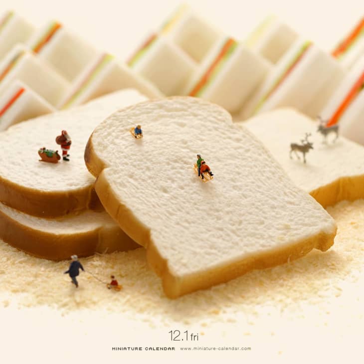 Free Calendar Miniatures Everyday Objects | Apartment Therapy