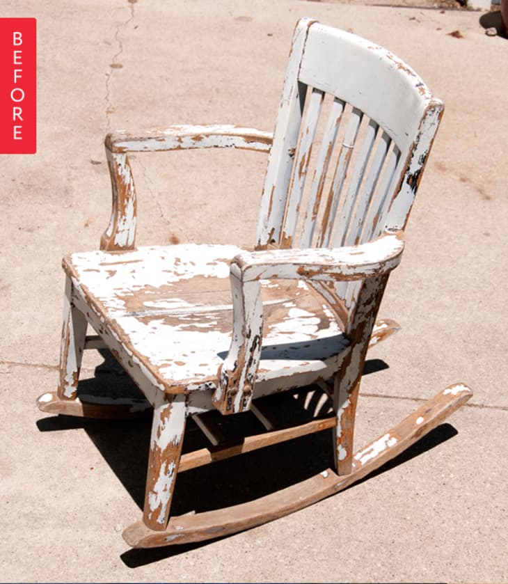 Before & After: A New Mom Gets a New Old Rocker | Apartment Therapy