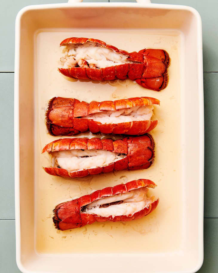 Baked Lobster Tails with Garlic Butter